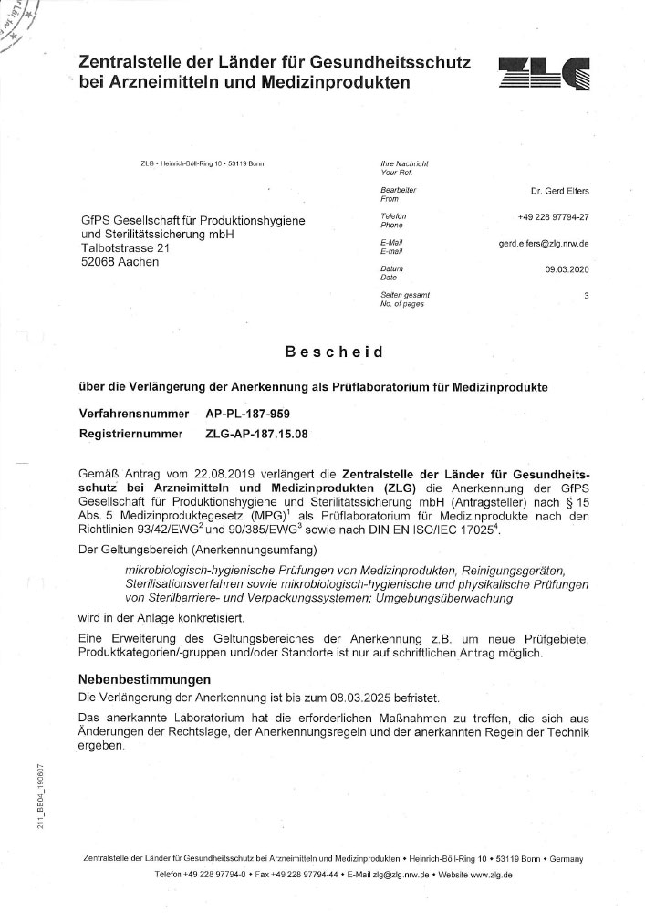 Accreditation - GfPS